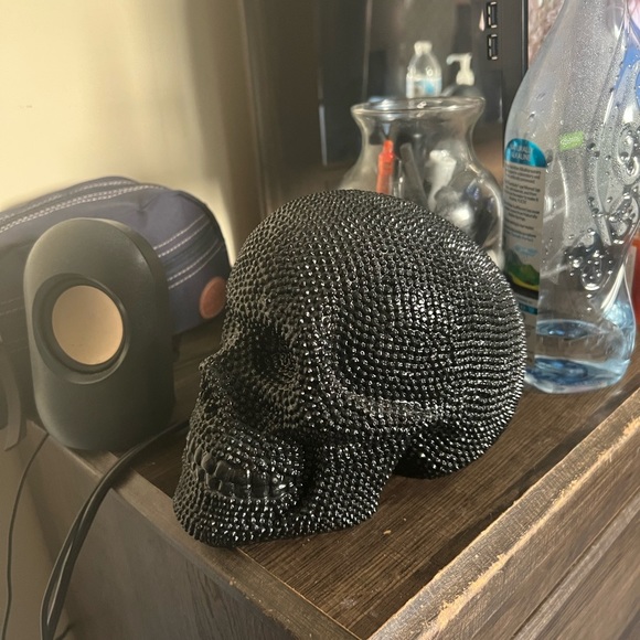 Other | Black Bedazzled Skeleton Head | Poshmark
